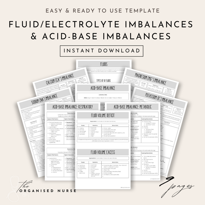 Planners & Study Guides – The Organised Nurse